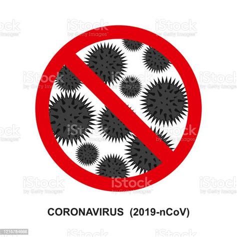우한 소설 호흡기 코로나바이러스 2019ncov 및 레드 스톱 코브 사인 19에 대한 스톡 벡터 아트 및 기타 이미지 19
