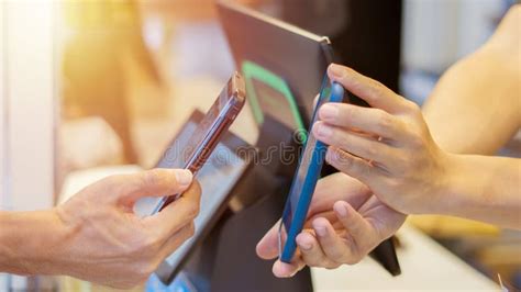 Man Uses Mobile Phone To Scan Qr Code Stock Photos Free Royalty Free Stock Photos From