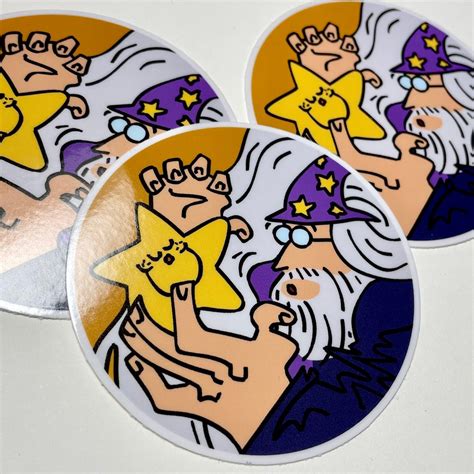 Non Binary Wizard Subtle 3 Sticker Etsy
