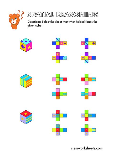 Download Free Spatial Reasoning Pack 2 Stemworksheets