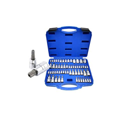 Комплект ключове накрайници Torx E Torx T Tt 1 43 60 броя Satra Emag Bg
