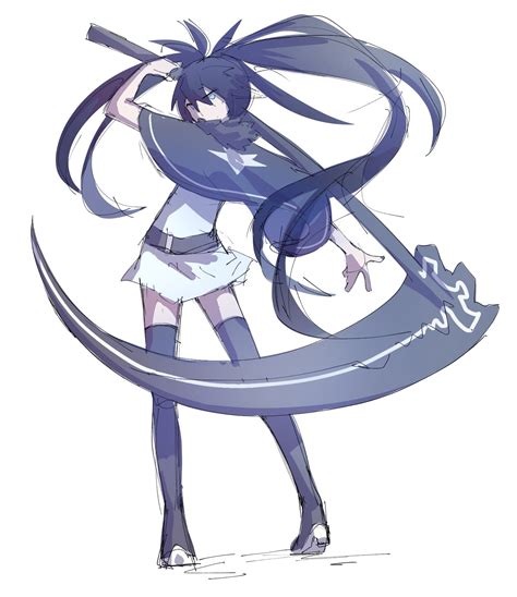 black rock shooter black rock shooter and 1 more drawn by mehyuew39