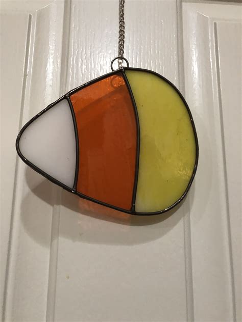 Candy Corn Candy Corn Stain Glass