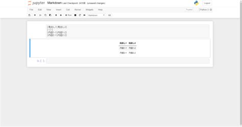 Table In Markdown Jupyter Notebook At Corrina Davis Blog