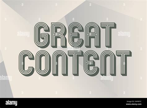 Text Showing Inspiration Great Content Word For Satisfaction