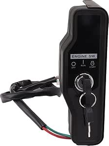 Haofy Ignition Key Switch Wire Ignition Switch Box With Keys Garden Engine Lawn Mower