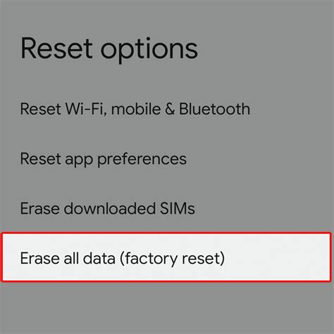 How To Factory Reset Google Pixel 7