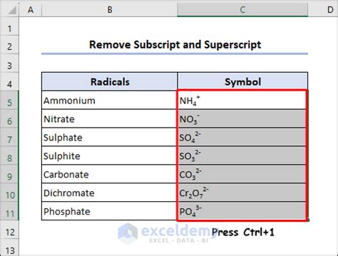 How To Use Subscript And Superscript In Excel A Complete Guide ExcelDemy