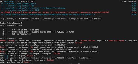Build Error In Sonic 202211 Branch Marvell Arm64 · Issue 16204