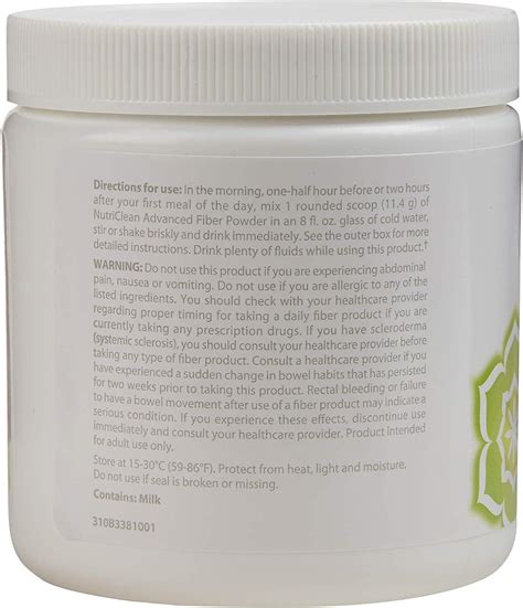 Nutriclean 7 Day Cleansing System With Stevia Advanced Fiber Powder