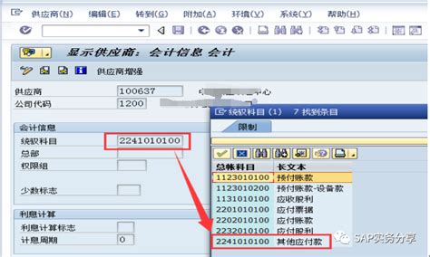 sap供应商主数据表 sap供应商统驭科目调整操作说明 csdn博客