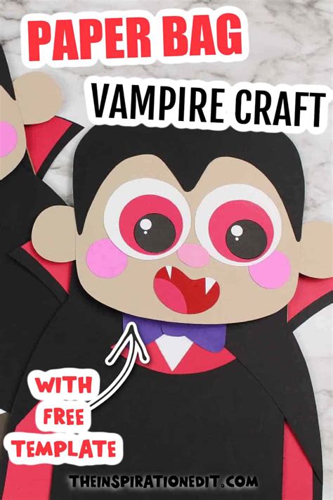 Vampire Puppet Paper Bag Craft The Inspiration Edit