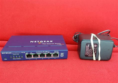 Netgear ProSafe FS105 5 Port Unmanaged Desktop Fast Ethernet Switch