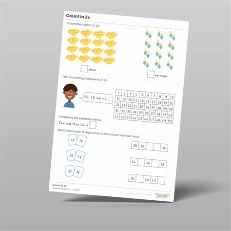Year 1 Count In 2s Varied Fluency 2 Resource Classroom Secrets