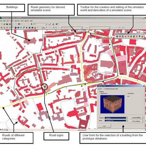 arcgis screen during preparation of spatial data for the stisim