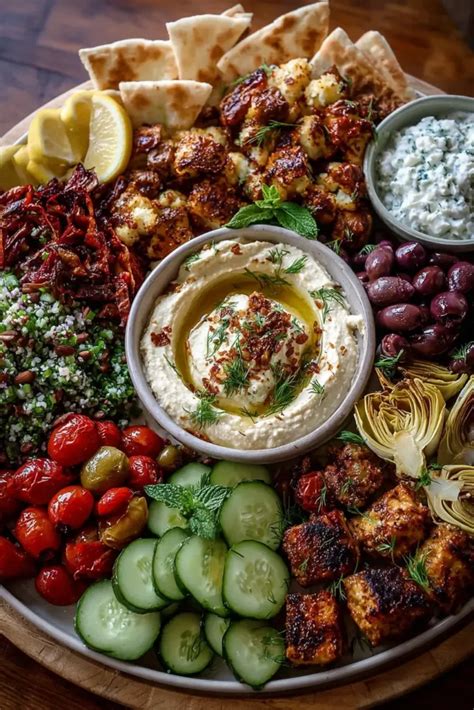 Mediterranean Mezze Tapas Platter Fresh Easy 1 Stunning Recipe