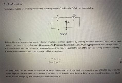 Solved Problem 14 Points Resistive Networks Are