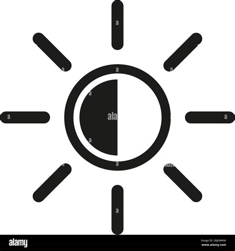 Brightness Screen Stock Vector Images Alamy