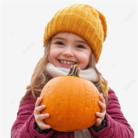 호박을 손에 들고 야외 활동을 즐기는 어린 소녀 젊은 처녀 주황색 호박 숲 Png 일러스트 및 이미지 에 대한 무료 다운로드 Pngtree