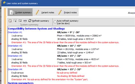 Error Message Orientation 4 But No Pv Array Has Been Attributed To It How To Pvsyst Forum