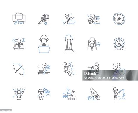 스포츠 라인 아이콘 모음에 문의하십시오 태클 펀치 킥 스윕 그래플 슬램 던지기 벡터 및 선형 그림 바디체크 스크럼 블록 개요 표지판 세트 가라테에 대한 스톡 벡터 아트 및