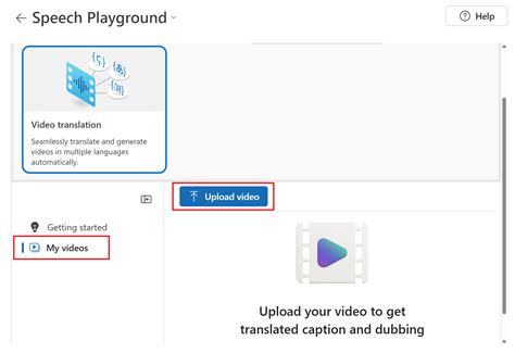ビデオ翻訳を使用する方法 Speech サービス Azure Ai Services Microsoft Learn