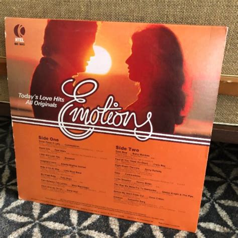 Vintage Media 7s Ktel Emotions Record 70s Ktel Album 70s Record