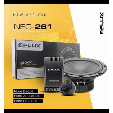 Jual Speaker Flux Neo 261 Speaker Flux Neo261 Speaker Split 2 Way