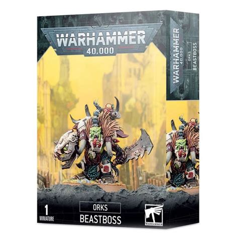 GW Warhammer 50-53 Warhammer 40k Повелитель орков-зверей Лидер ОРКОВ ...