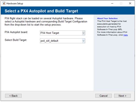 monitor and tune px4 host target flight controller with simulink based plant model matlab