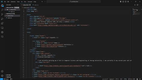 Video My Portfolio Web Development Project With Html And Css