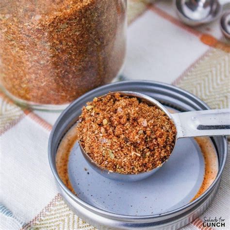 Homemade Low Sodium Taco Seasoning Mix Salads For Lunch
