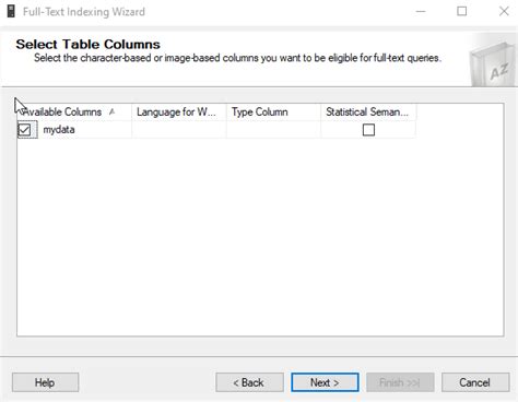 Setting Up A Full Text Indexsqlnewblogger Sqlservercentral