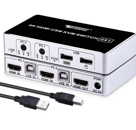 [tendak] 4k Hdmi Usb Kvm Switch Computers And Tech Parts And Accessories Cables And Adaptors On