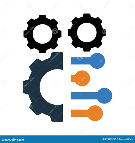 Gear Technology Microchip Modern Technology Icon Stock Vector Illustration Of Developer
