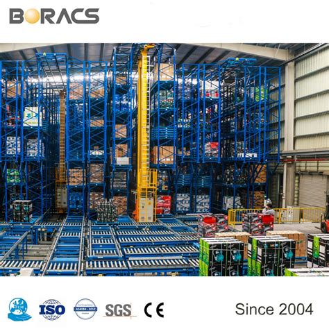 Automatic Storage And Retrieval System Pallet Racking Automated Warehouse Asrs System
