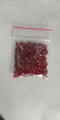Red Oval Ruby Ovel Gemstone At ₹ 150 Carat In Jaipur Id 25183192873