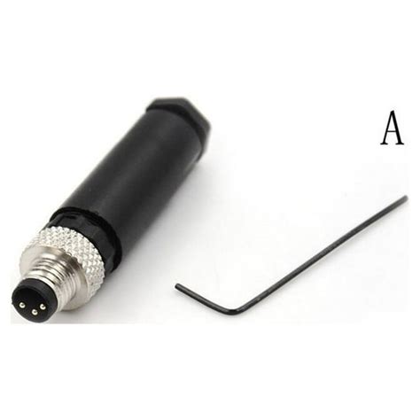 Sensor Connector M8 Male Female Screw Threaded Plug Coupling 3 4 Pin A Type