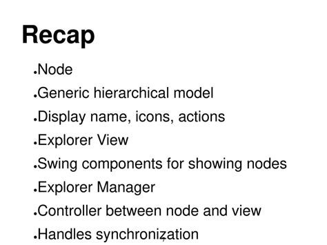 Recap Modules Dependency Management Revisioning Information Hiding