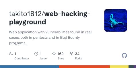 Github Takito1812web Hacking Playground Web Application With Vulnerabilities Found In Real