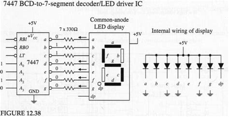 ic 7448 bcd to 7 segment decoder driver