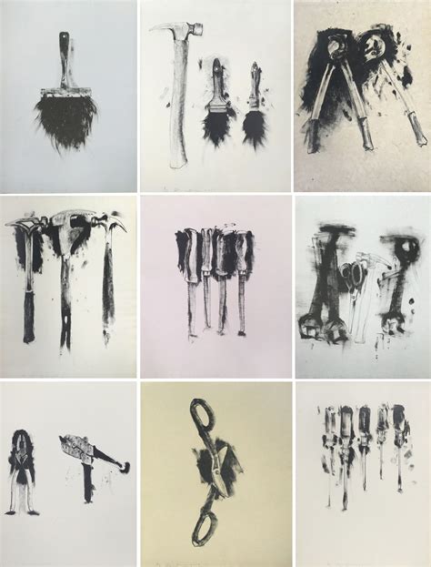 Untitled Tools Complete Portfolio Of 9 Works By Jim Dine On Artnet