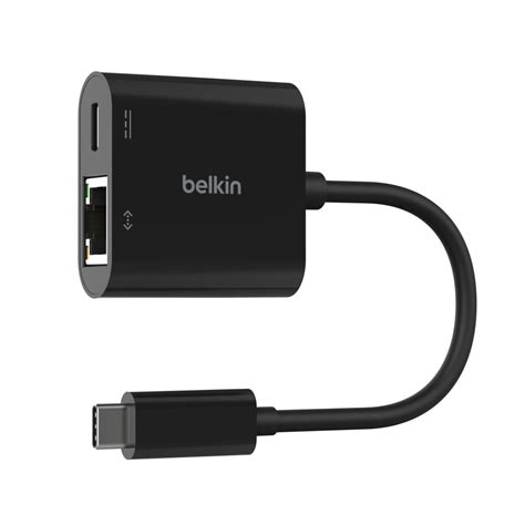 Connect Usb C To Ethernet Charge Adapter 100w Belkin Us