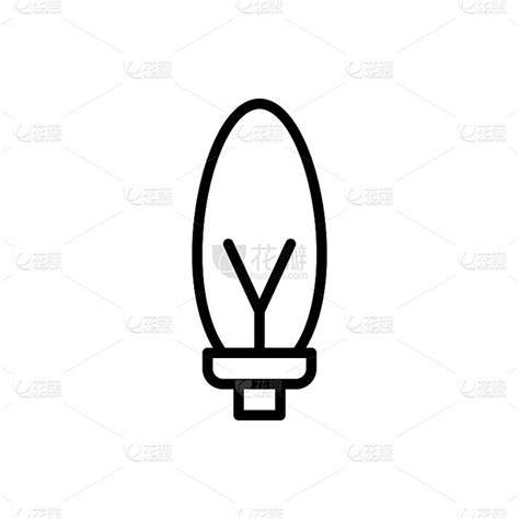灯光图标明亮的图标矢量插图