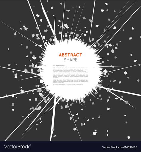 Abstract Space Explosion Background Royalty Free Vector