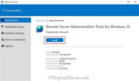 Deploy Rsat For Windows 10 Using Sccm 2012 R2