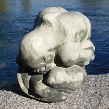 Weeping Buddha Large — Greenman Stone