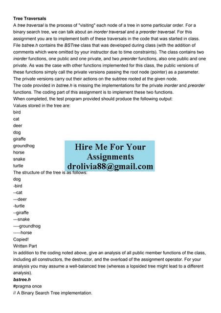 tree traversals a tree traversal is the process of visiting pdf