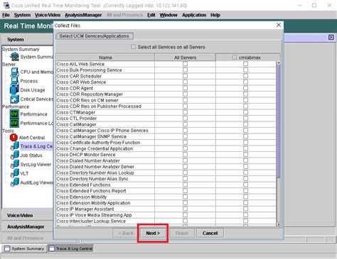 Collect Unified Communications Manager Event Viewer Logs Cisco Community