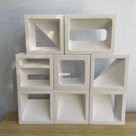 广东网红空心白色格子砖 镂空隔断墙白色艺术水泥空心砖 深圳烧结砖 九正建材网